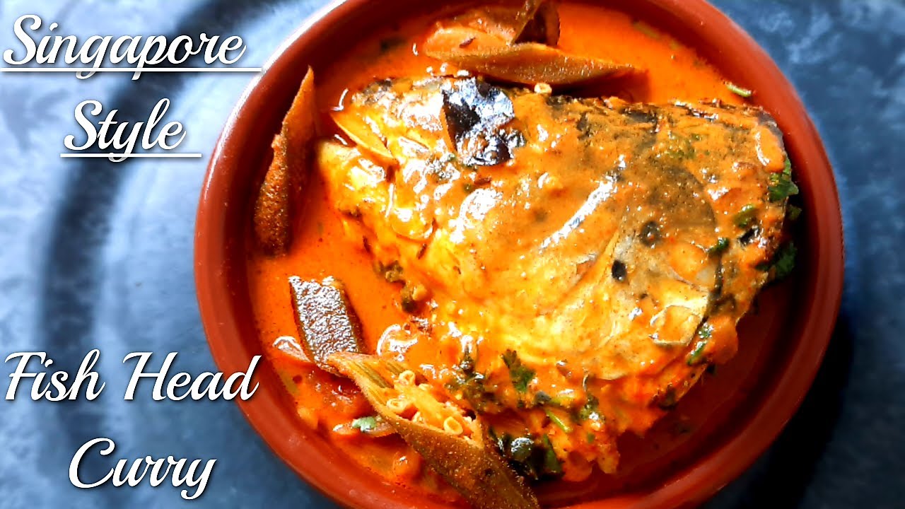 Fish head curry | Singapore style fish head curry | How to make fish ...