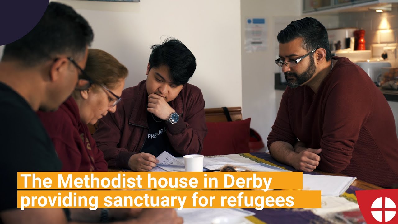 The Methodist house in Derby providing sanctuary for refugees - YouTube