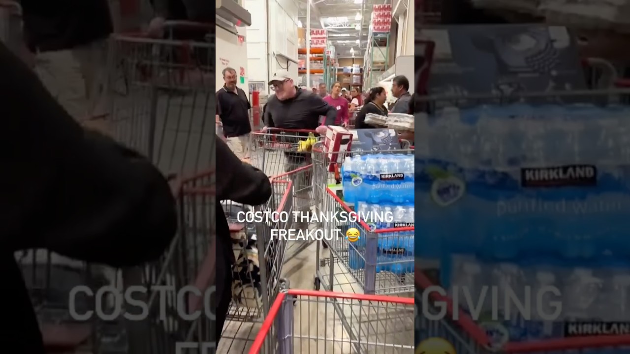 Guy crashes out at Costco - YouTube