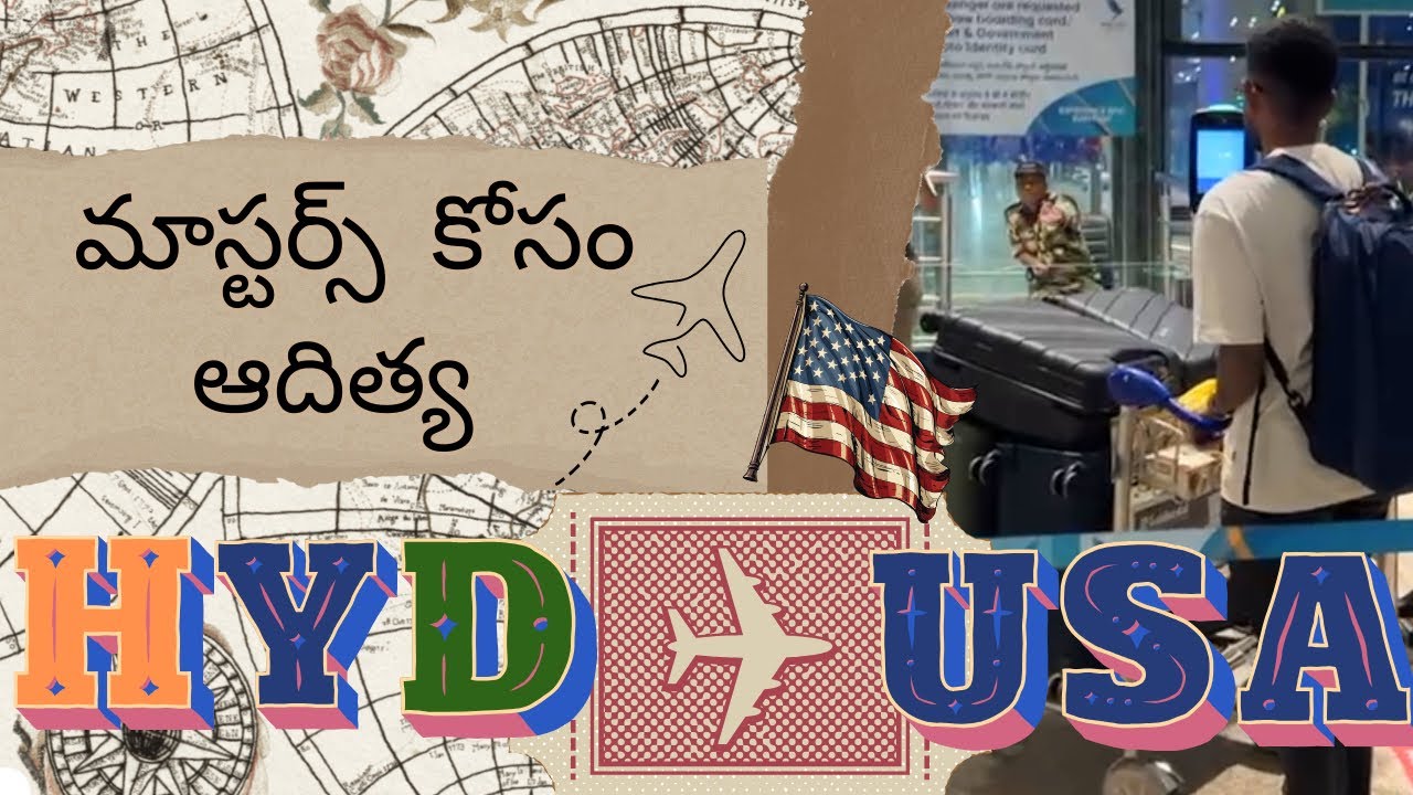 HYD to Dallas | Master's in USA - YouTube