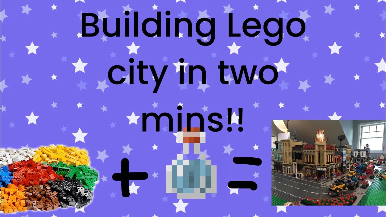 Creating a lego city in time lapse! phase one of city - YouTube