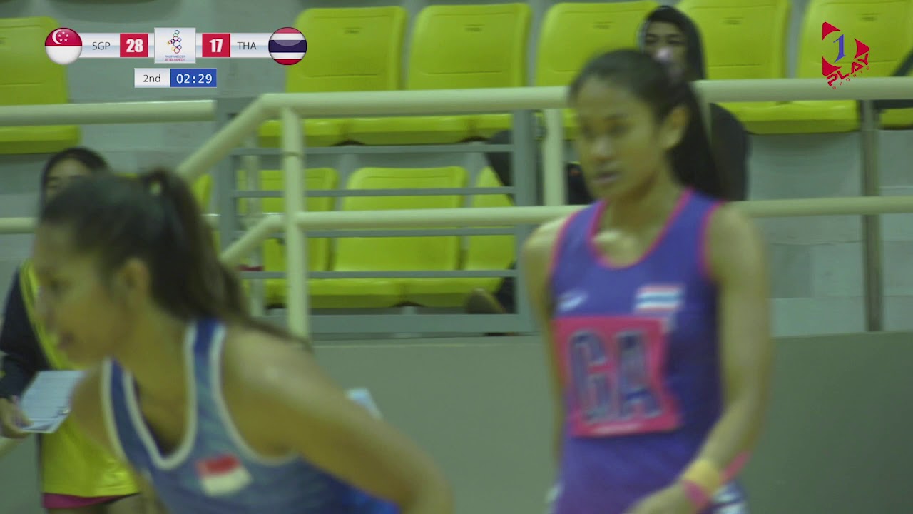 Highlights: Singapore 61-31 Thailand - 2019 SEA Games Netball - YouTube