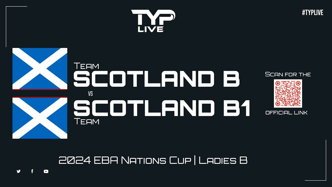 Scotland B v Scotland B1 | Ladies B | 2024 EBA Nations Cup ...