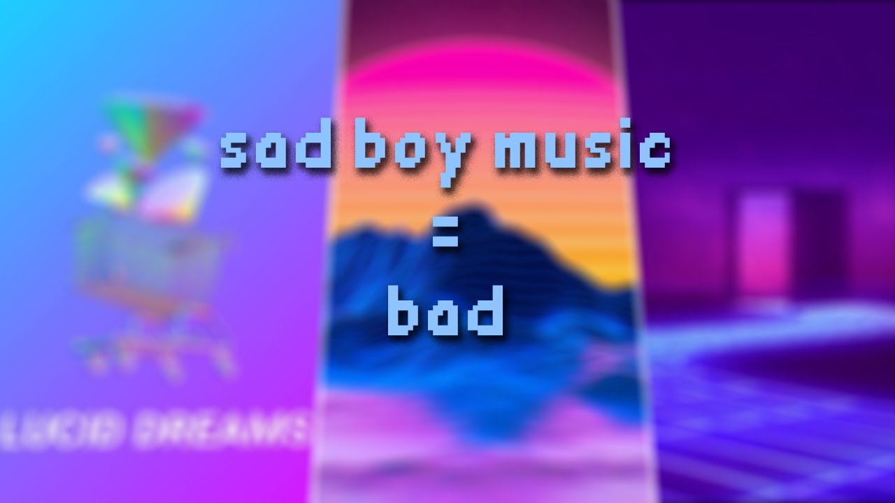 Stop listening to "Sad boy music". - YouTube