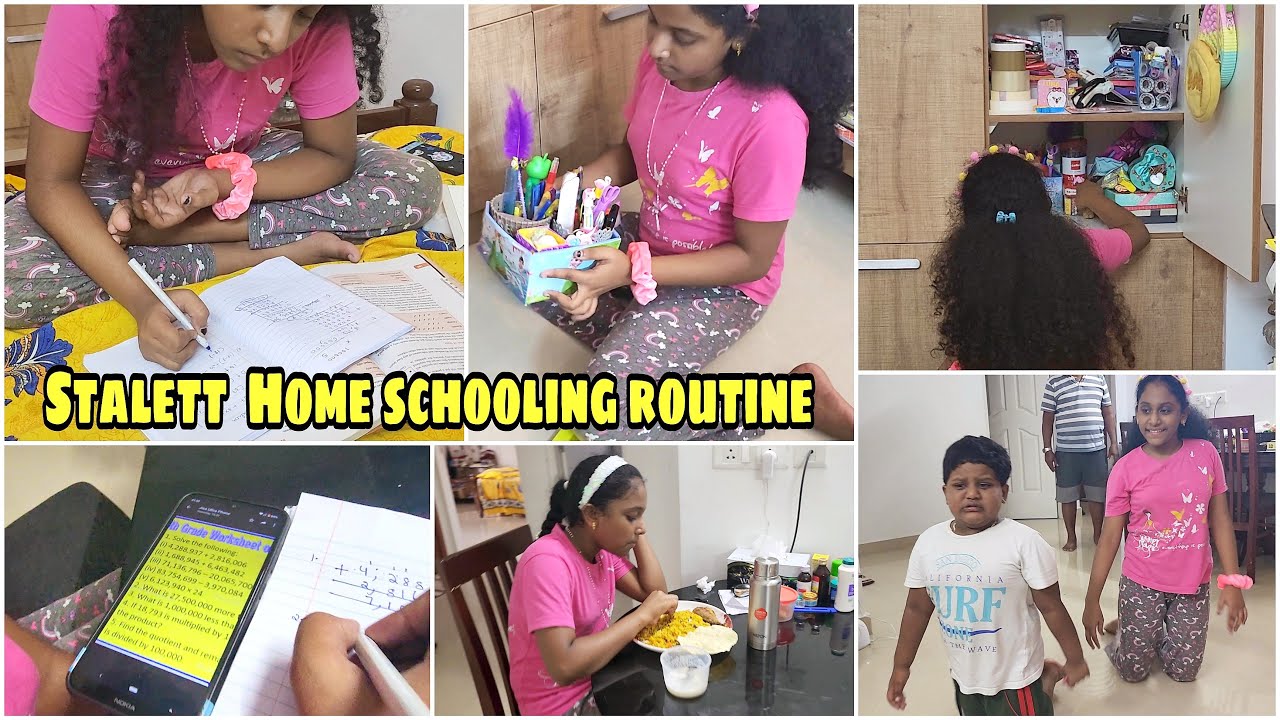 Starlett Evening To Night Routine | Study Routine/Home Schooling ...