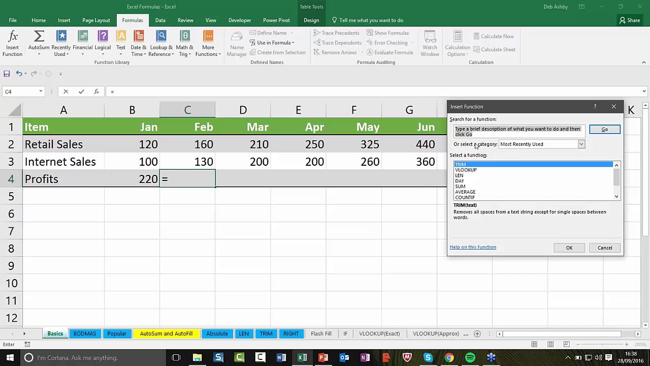Top 10 Excel Formulas You Need To Know With Deb Ashby Skillsology Top 10 Excel Formulas You Need To Know With Deb Ashby Skillsology