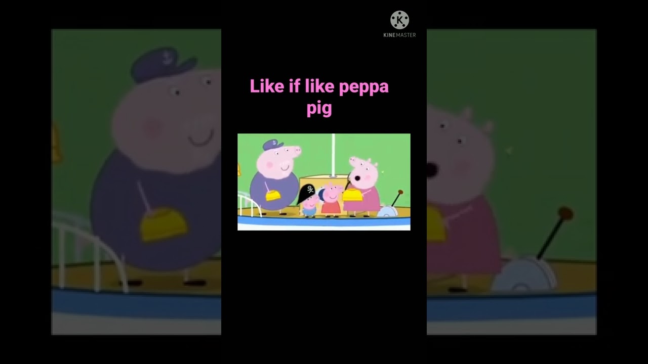 Peppa pig in boat # peppa pig # dada pig # dadi pig # geroge pig ...