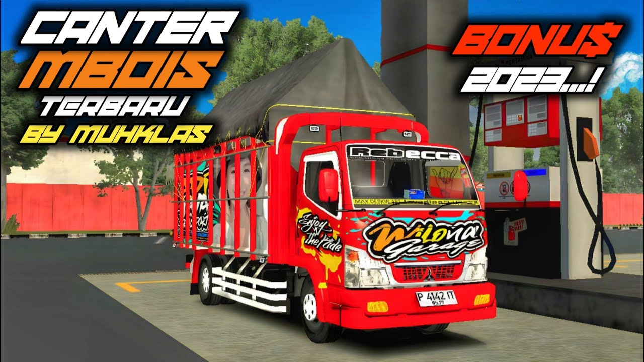 SHARE...! LIVERY TRUCK CANTER MBOIS HEREX BONUS MUHKLAS PO || MOD ...