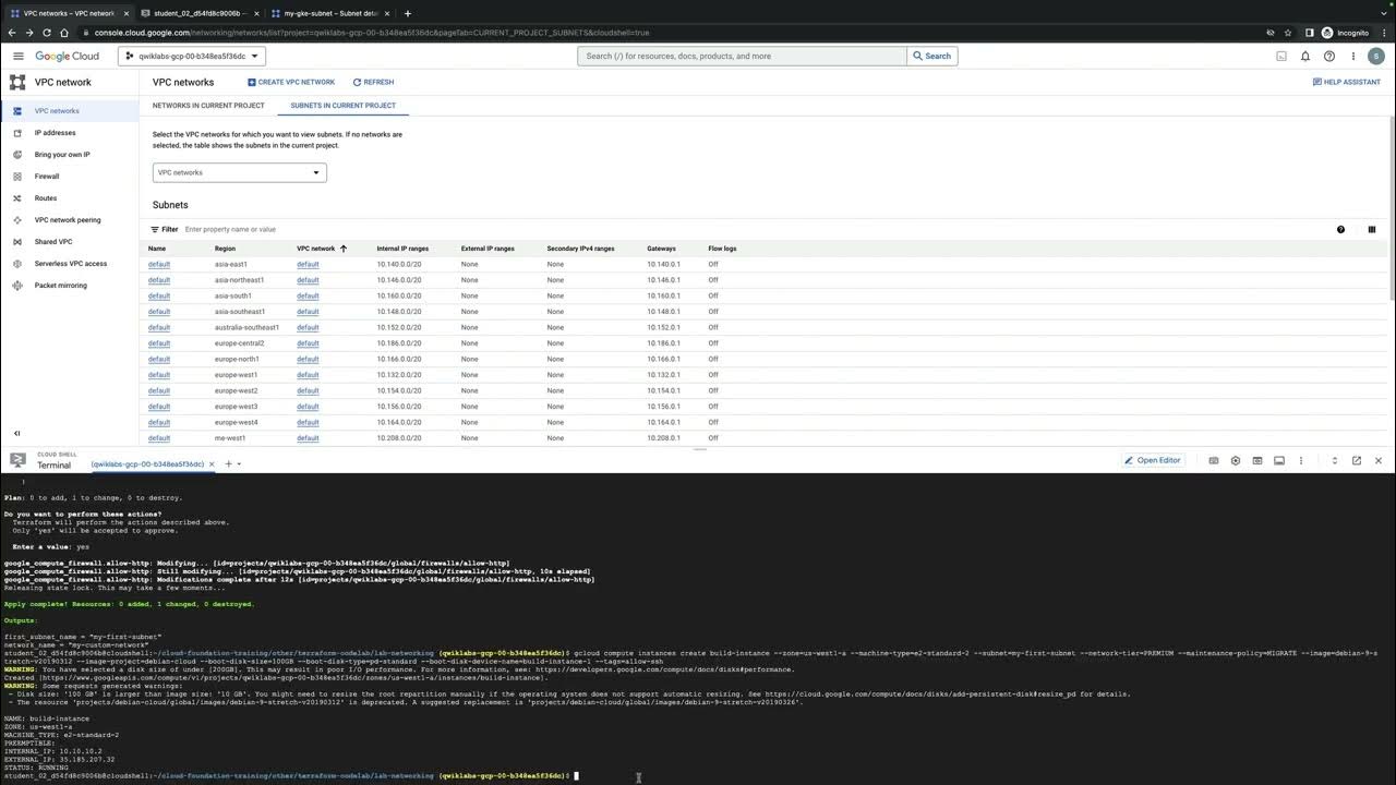 Create VPC ,Subnet Primary & Secondary IP Range for GKE setup through terraform - YouTube