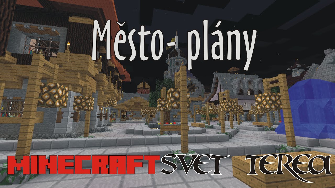 Minecraft - Město a plány - YouTube