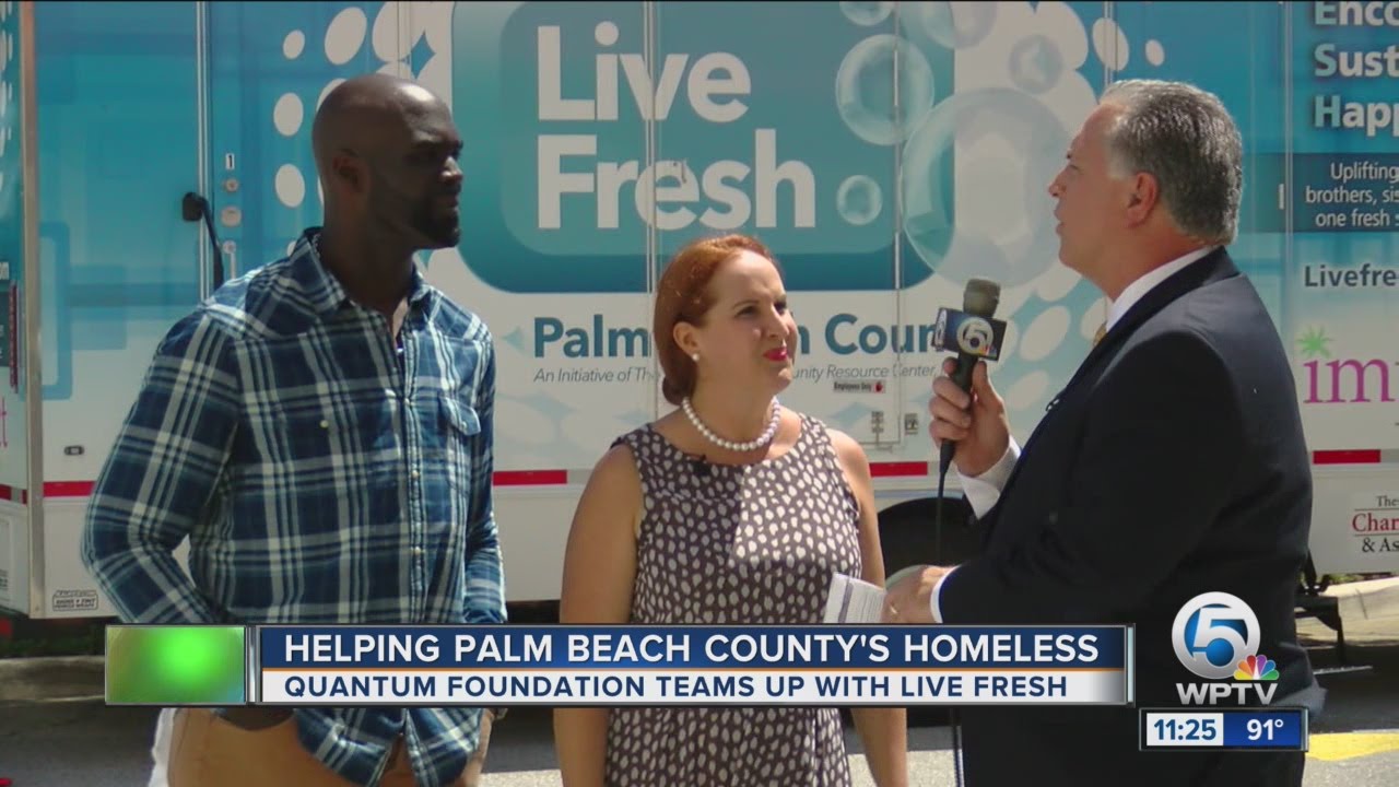 Local foundations team up to help Palm Beach County homeless - YouTube
