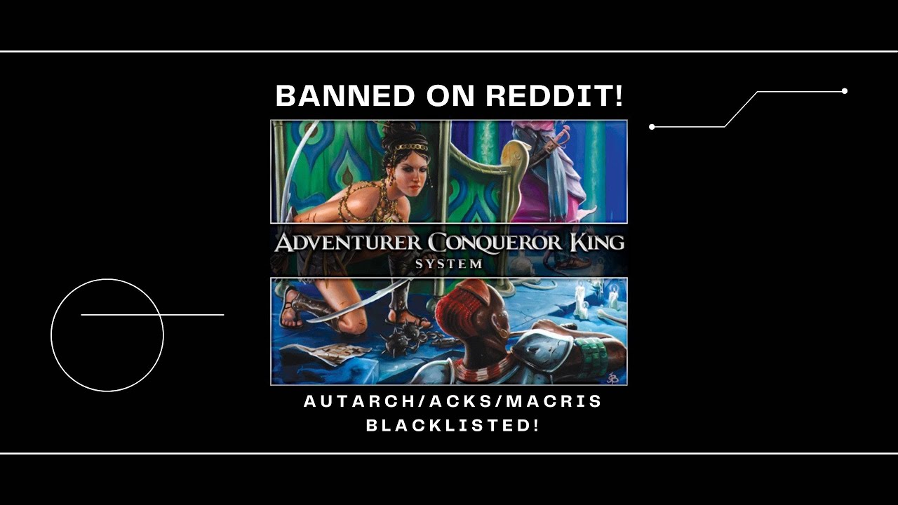Autarch/ACKS/Macris Blacklisted from Reddit RPG & OSR - YouTube