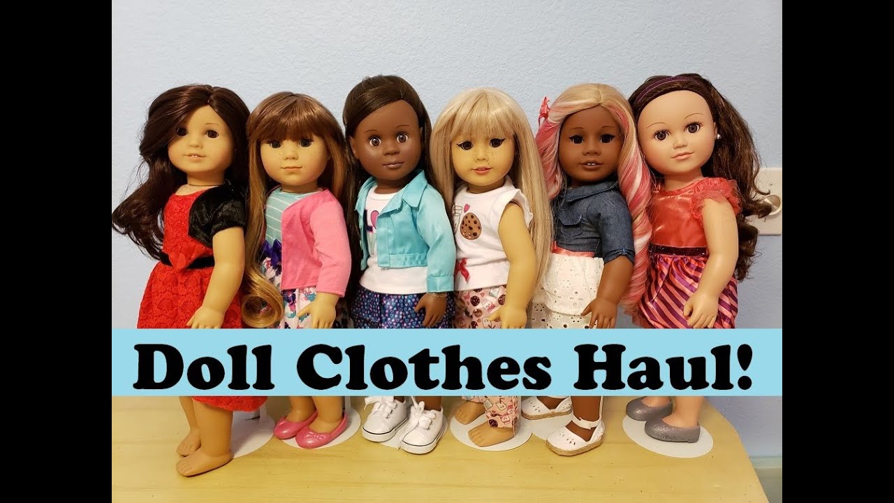 Huge My Life As Doll Clothes Haul!!! - YouTube
