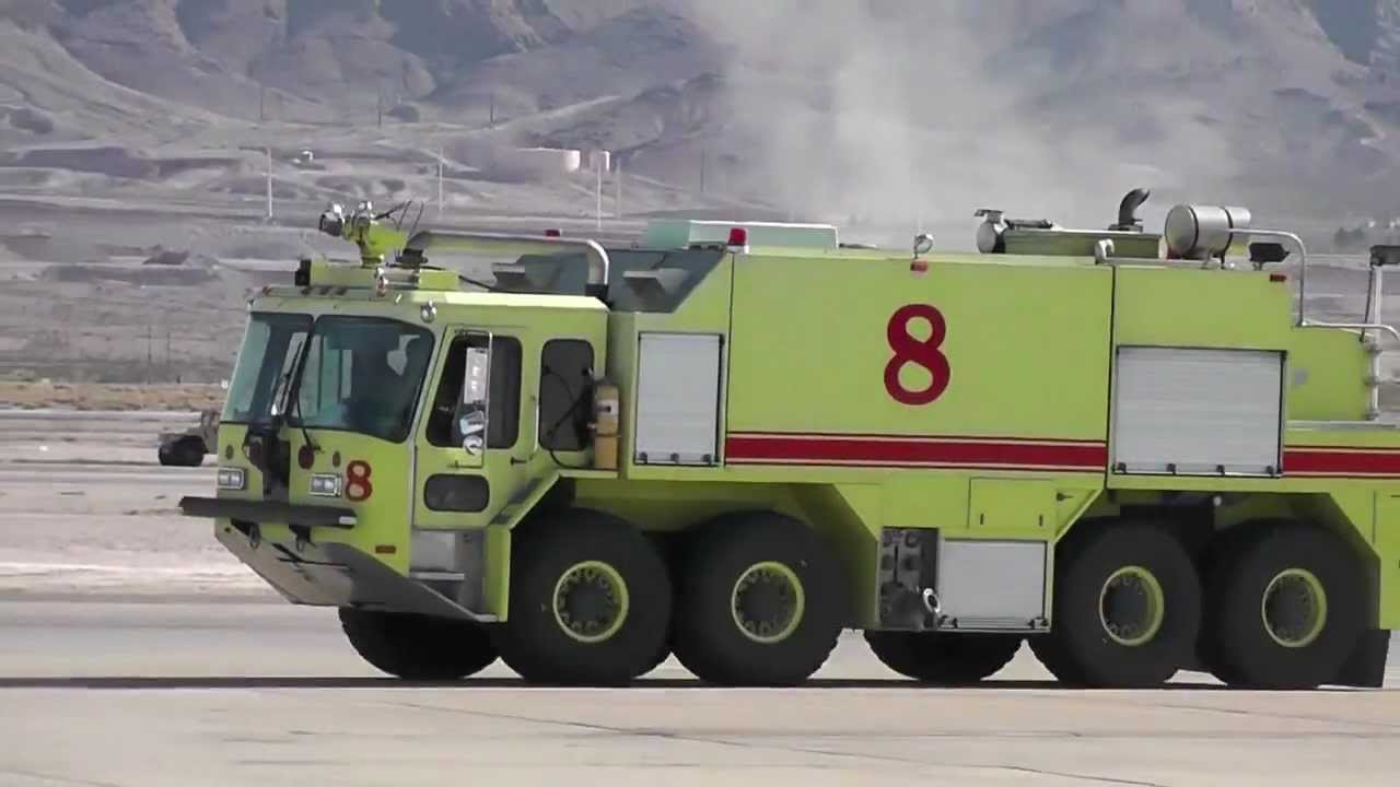 Military Fire Engine Nellis Air Force Base [HD] - YouTube