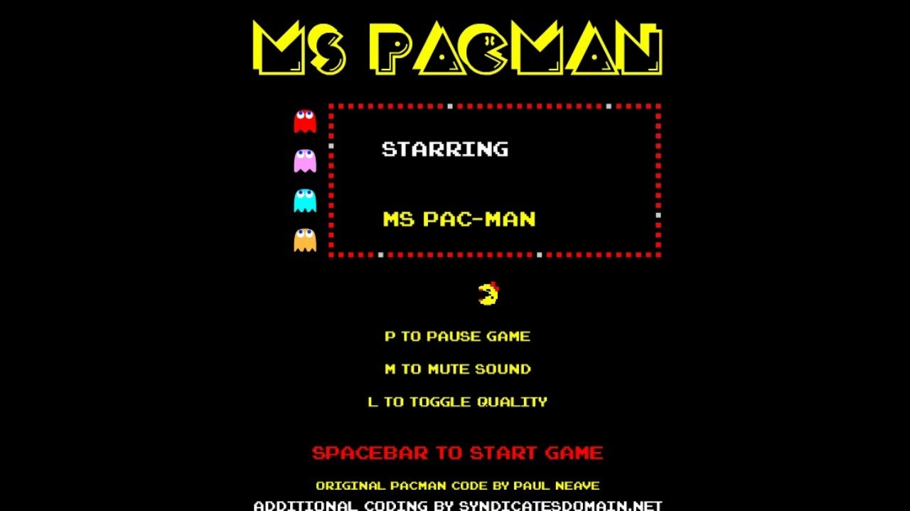 Ms Pacman [SWF] [Level: 1-105] [Score: 393730] [HD 720] - YouTube