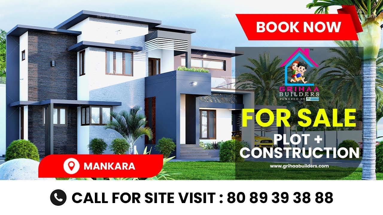 Plot with 3BHK House Construction | Mankara | Palakkad | Kerala # ...