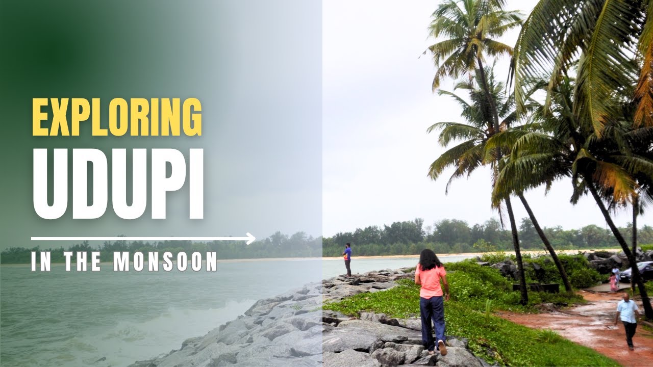 Udupi In Monsoon | Malpe Beach | Delta Point | Krishna Matha | Paradise ...