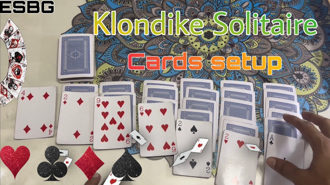 How to setup cards for Klondike Solitaire@ABDs-ESBG - YouTube