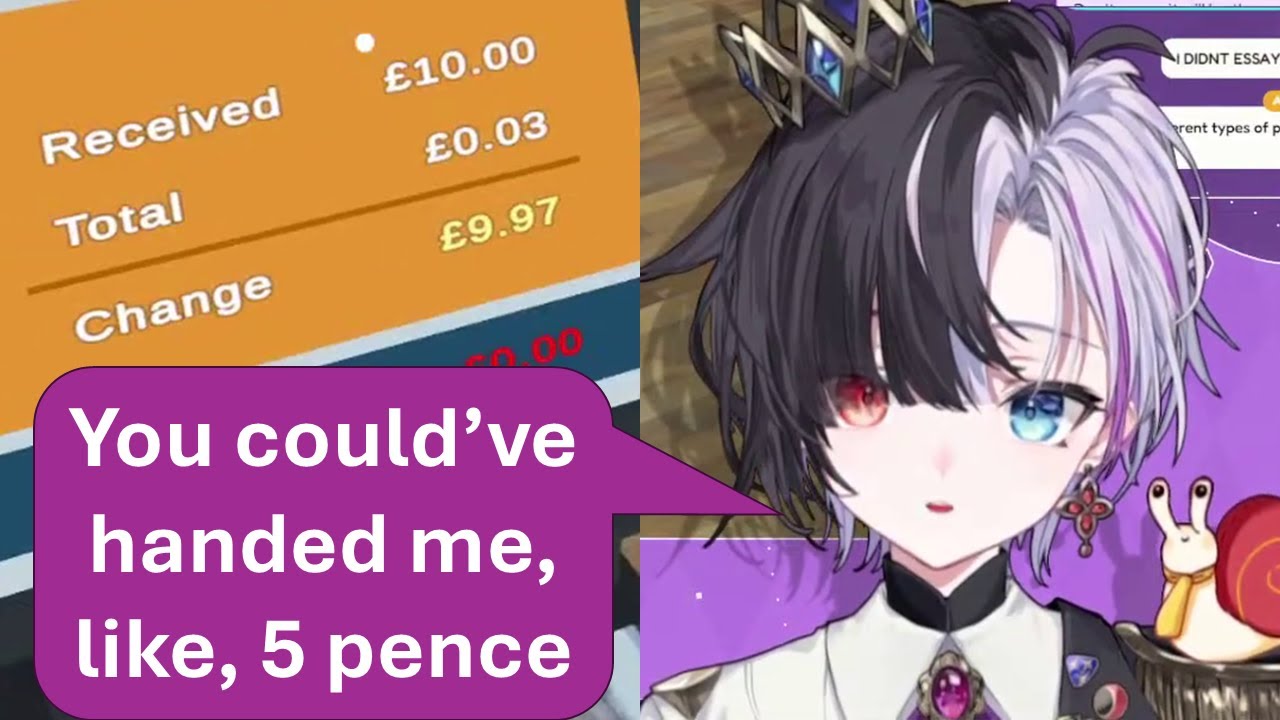 Buying a 3p card with a £10 note - YouTube