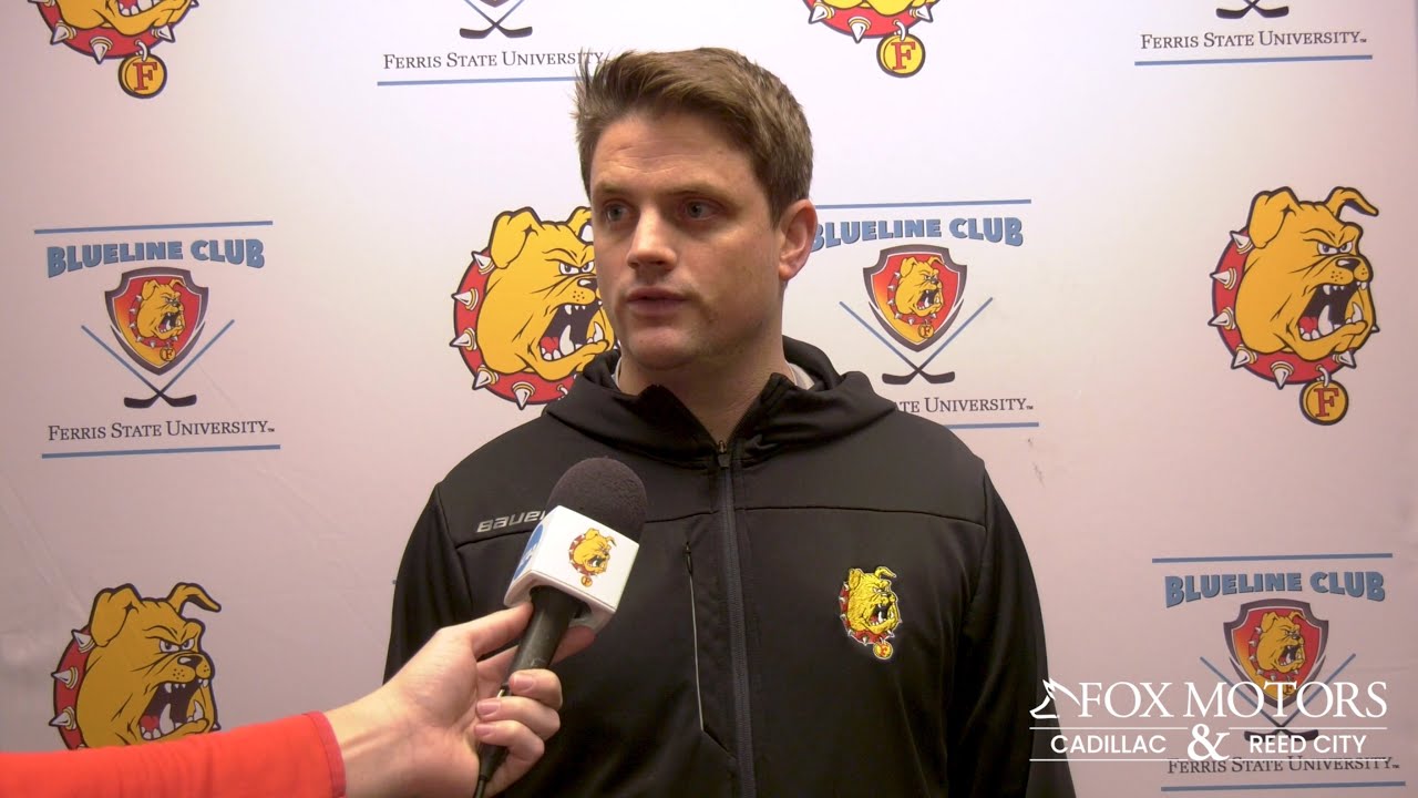Ferris State Hockey Week 15 Media - Brett Riley Interview - YouTube