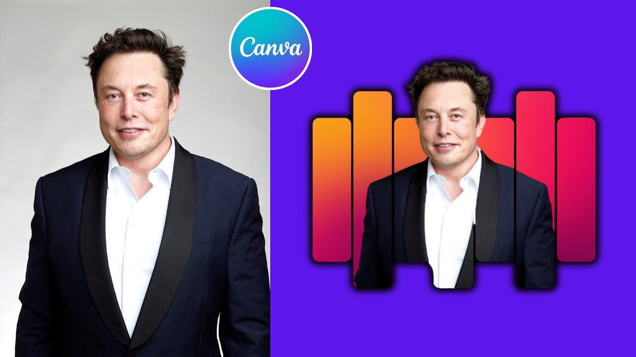 Canva Tutorial | Design Modern Portrait profile photo using Canva ...