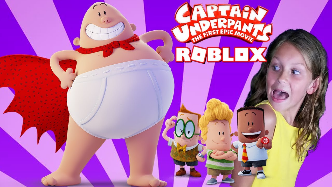 ROBLOX CAPTAIN UNDERPANTS OBBY! PROFESSOR POOPYPANTS IS AFTER ME ...