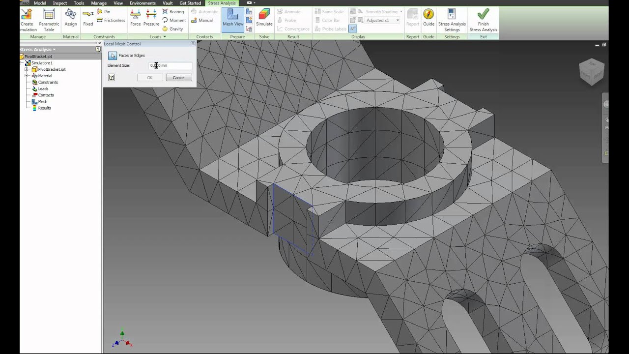 Якостен Анализ (Stress Analysis) - Autodesk Inventor - Част 1 - YouTube