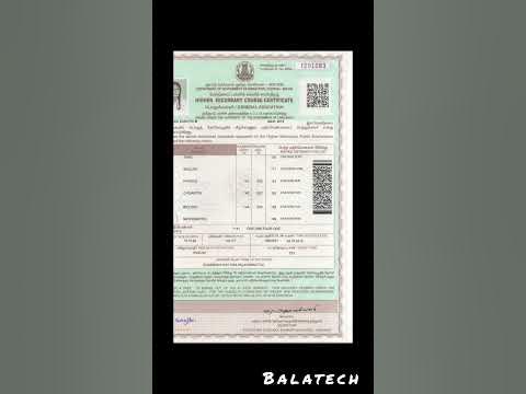 How to find year of passing//register number //certificate number in ...