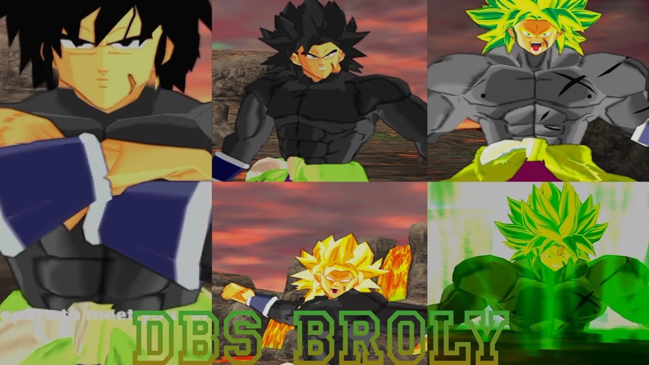 DBZ TTT/XV2 BROLY DBS SIN ARMADURA - YouTube