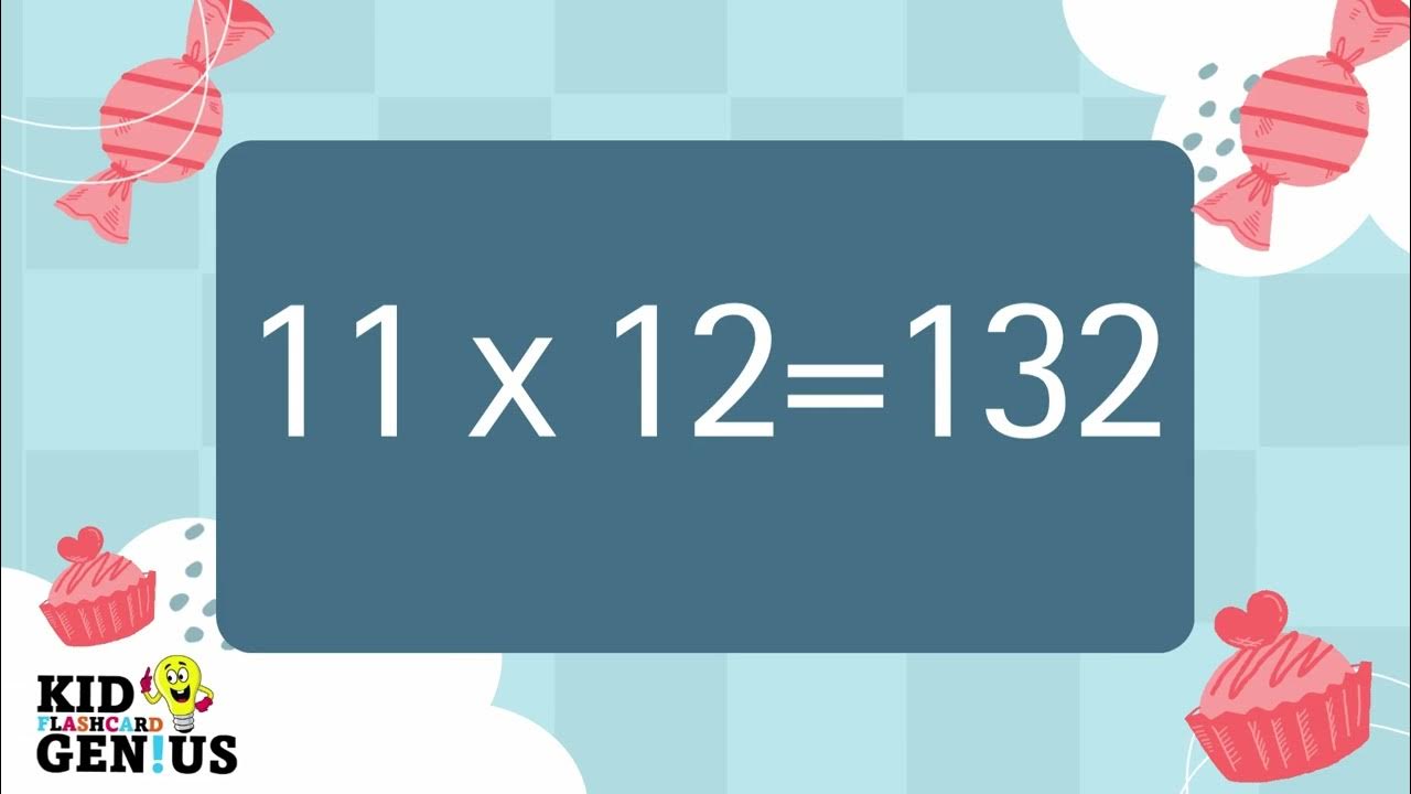 Multiplication with 11's | Fun Math Flashcards for Kids! | Second Grade ...