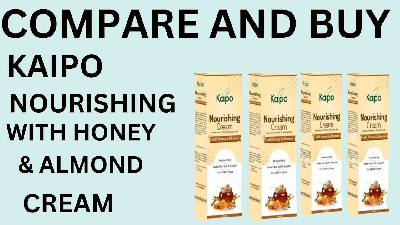 Kaipo Nourishing Cream || Kaipo With Honey & Almond || - YouTube