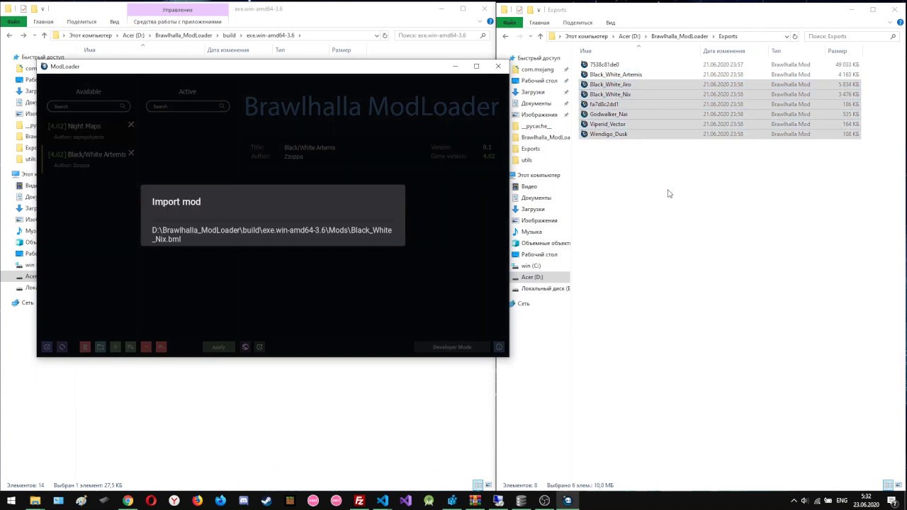 Brawlhlla ModLoader | File association - YouTube