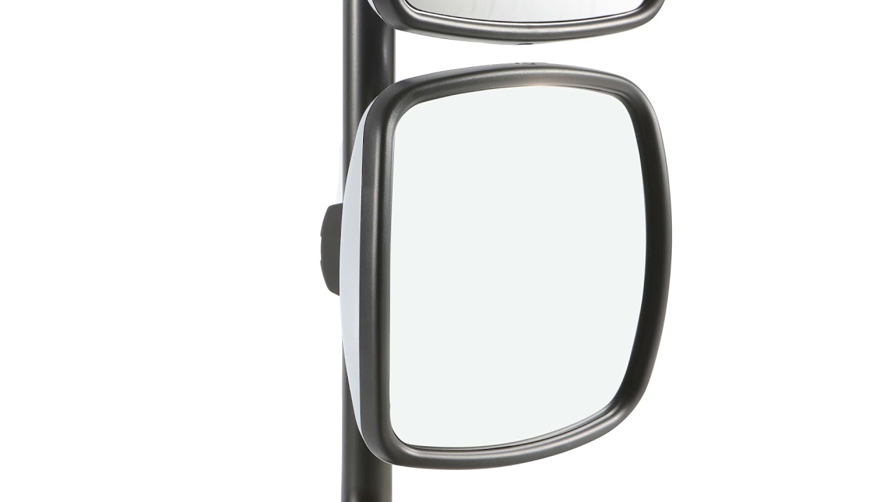 MZ-8201E Freightliner M2 Truck Mirrors with Chrome - YouTube