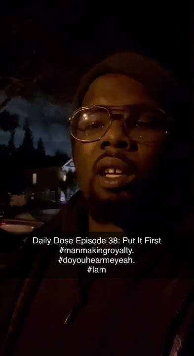 Daily Dose Episode 38: Put It First - YouTube