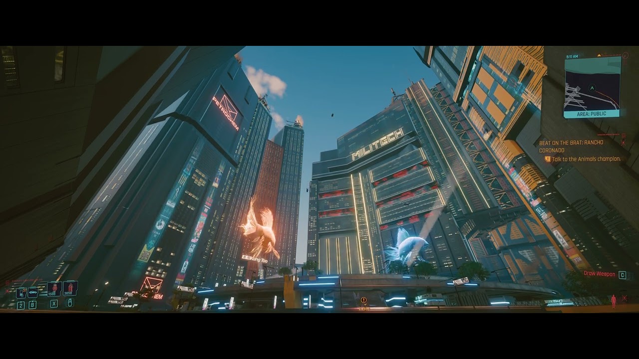 Koi Fish Holo #cyberpunk2077 #gaming 21:9 - YouTube