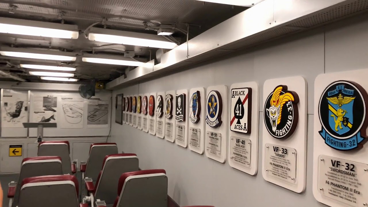 USS Midway - Flight Ready Room - YouTube