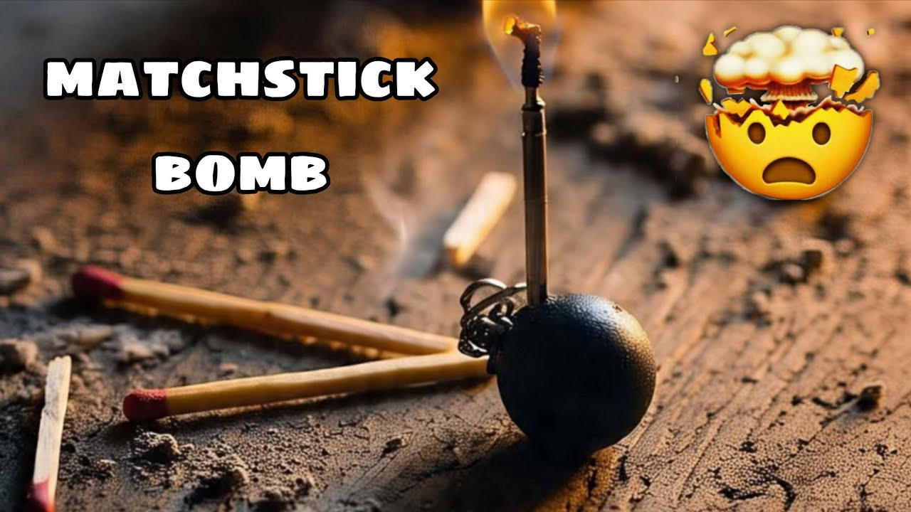The matchstick bomb | माचिस का धमाका | match stick madness | matchstick ...