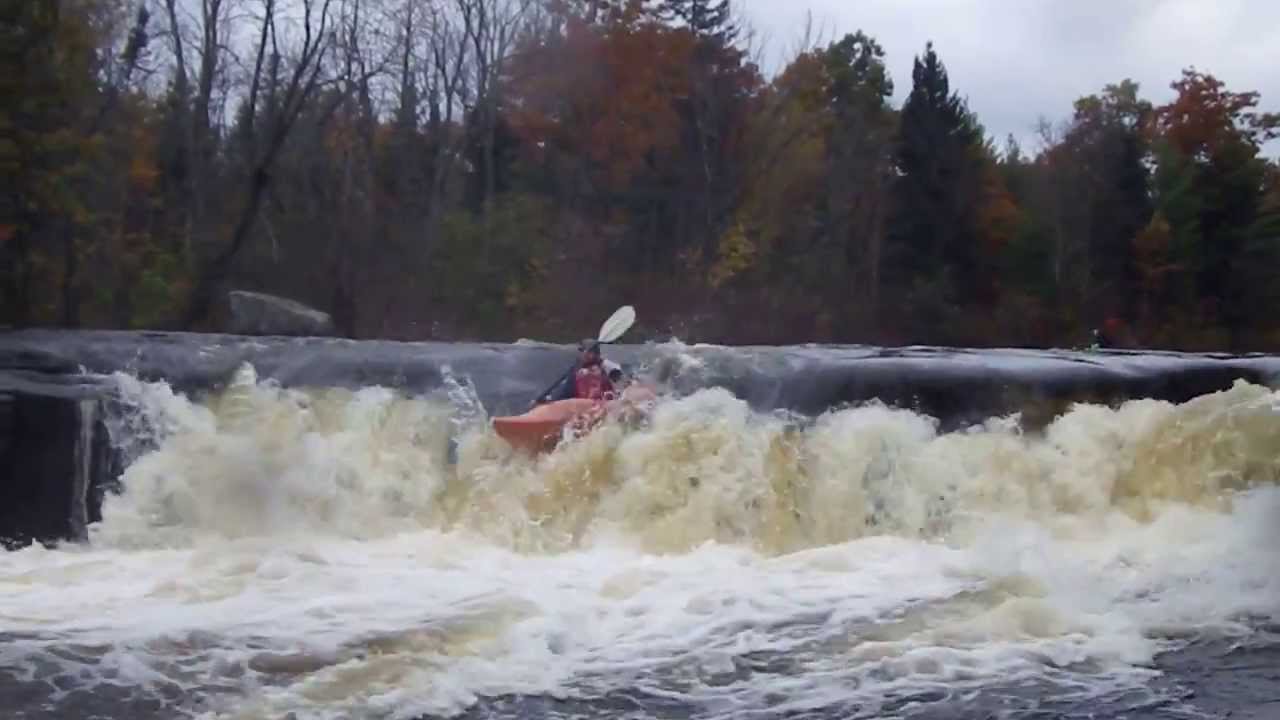 Brent and Miah through Sullivan falls - wolf river WI - YouTube