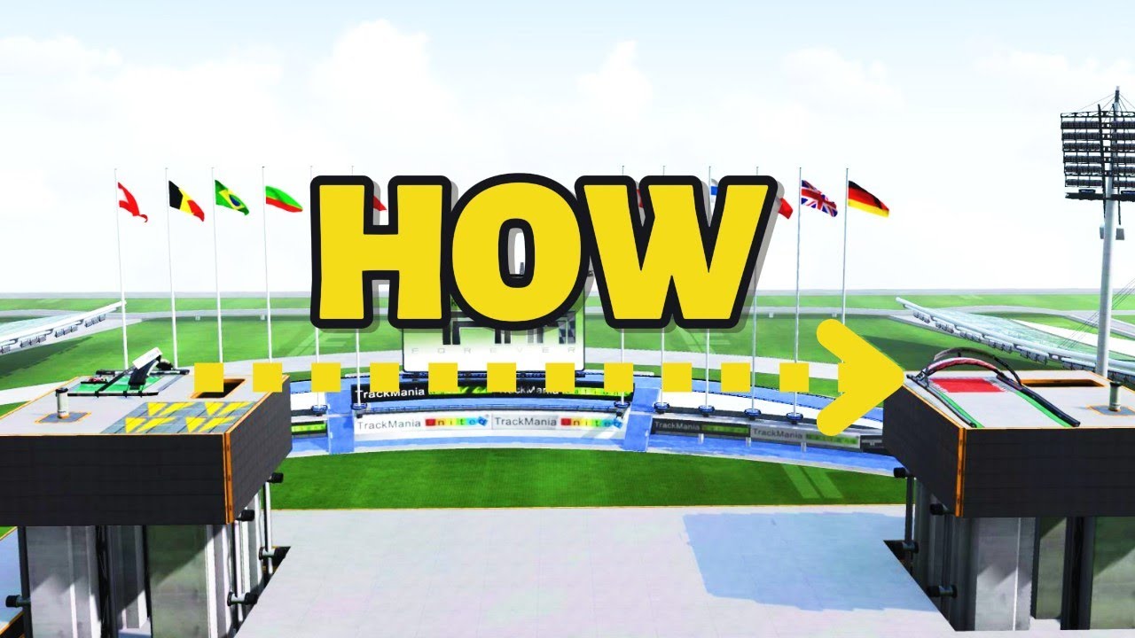 Connecting start to finish in TMNF | Hard trackmania building - YouTube