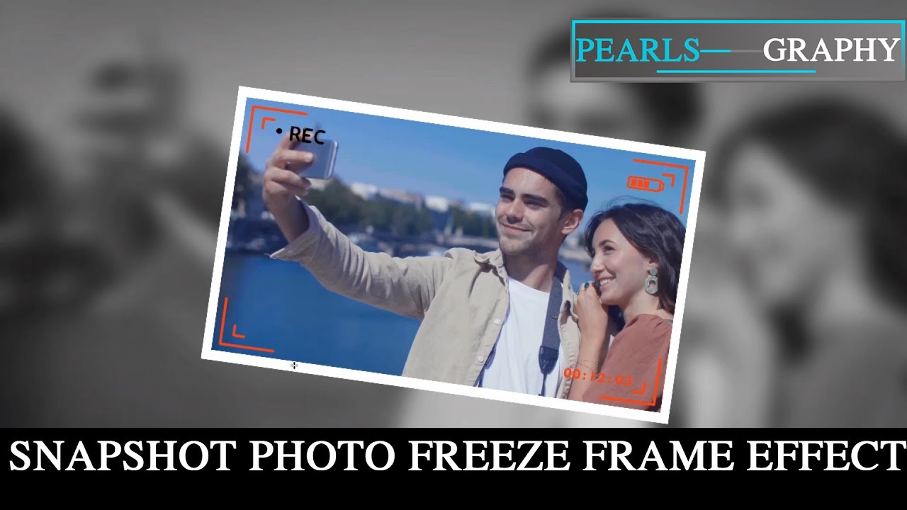 Snapshot photo freeze frame effect (Premiere Pro tutorial)#premierepro ...