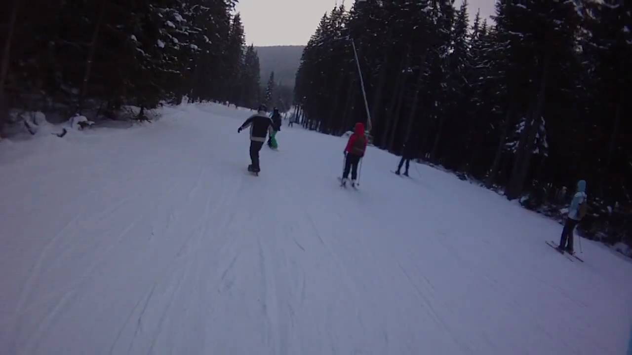 Bukovel snowboarding - YouTube