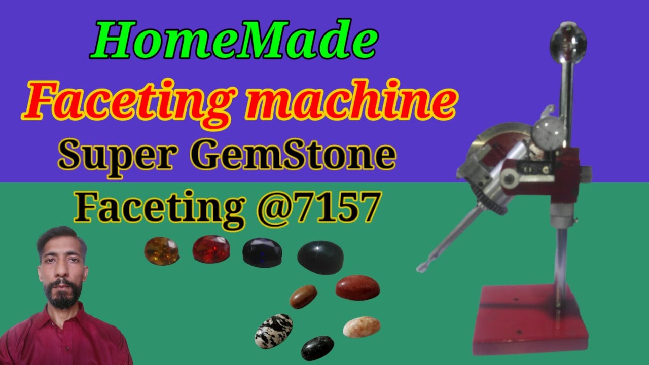 Homemade Faceting machine - YouTube