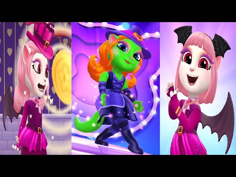 My Talking Angela 2 New Update Halloween 2022 Android iOS Gameplay HD ...