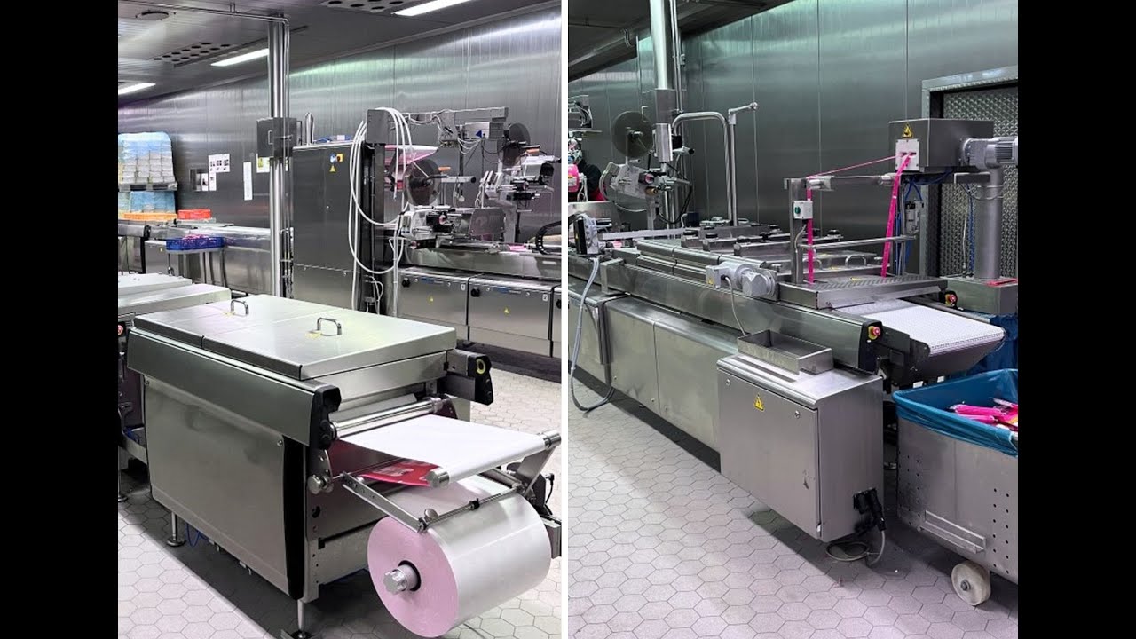 1820-307: Multivac thermoformer with pre-heater - YouTube