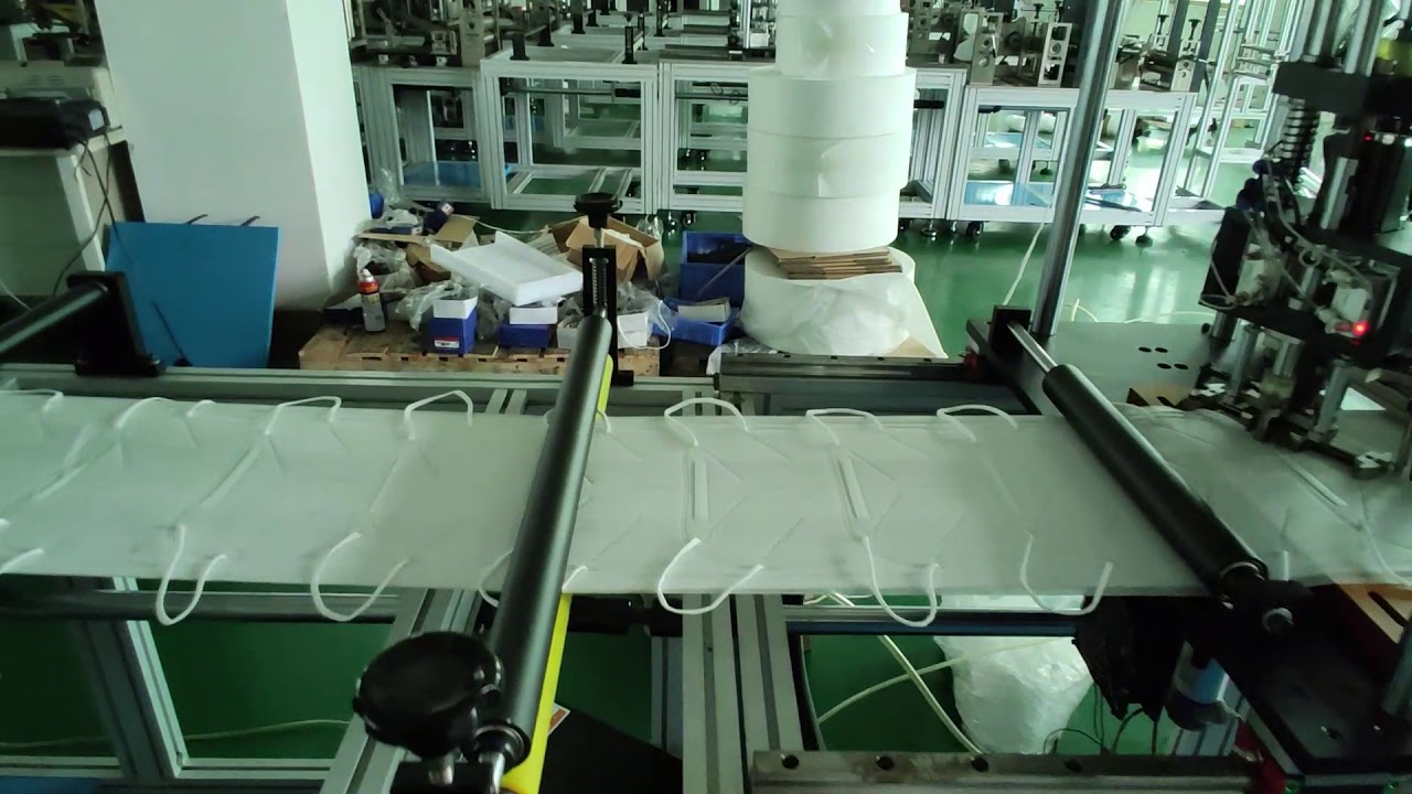N95 mask machine - YouTube