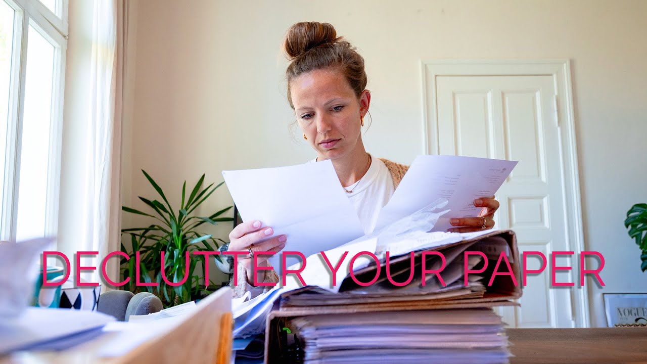 DECLUTTERING MY PAPER - 33 tips and hacks to organize your paper # ...