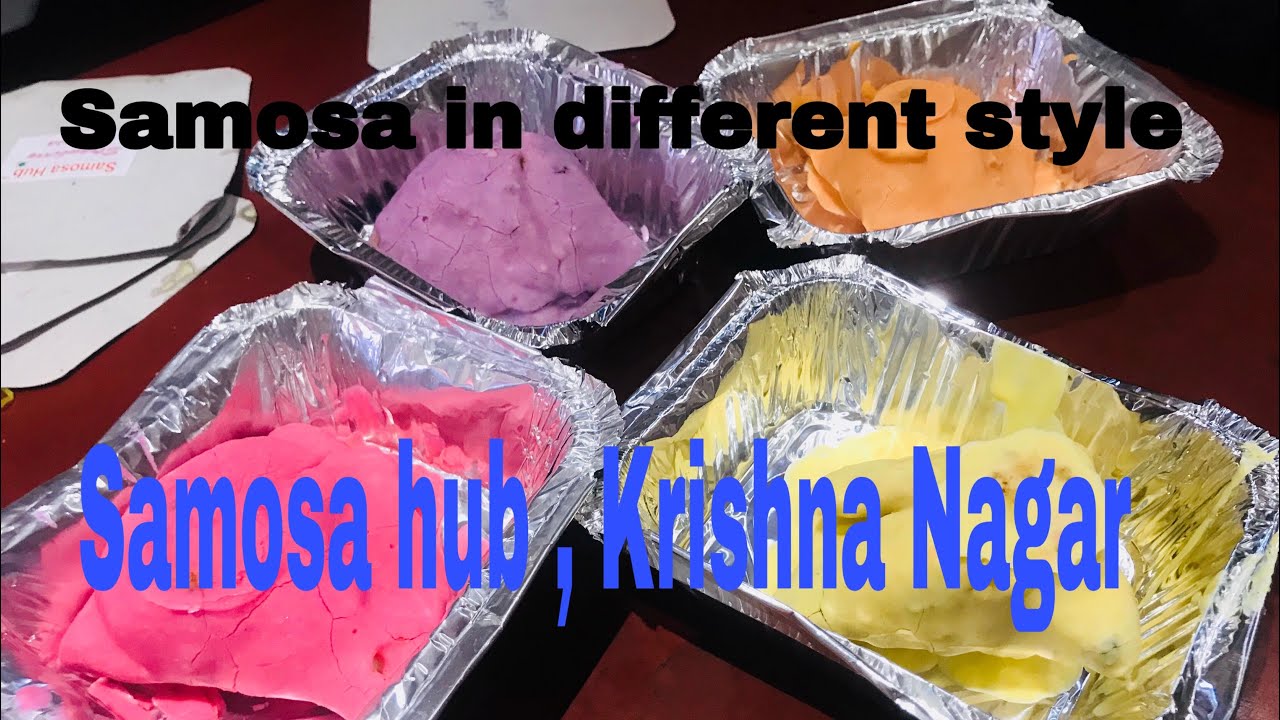 Samosa hub, Krishna Nagar || Fruit Cocktail Samosa || Mood is food ...