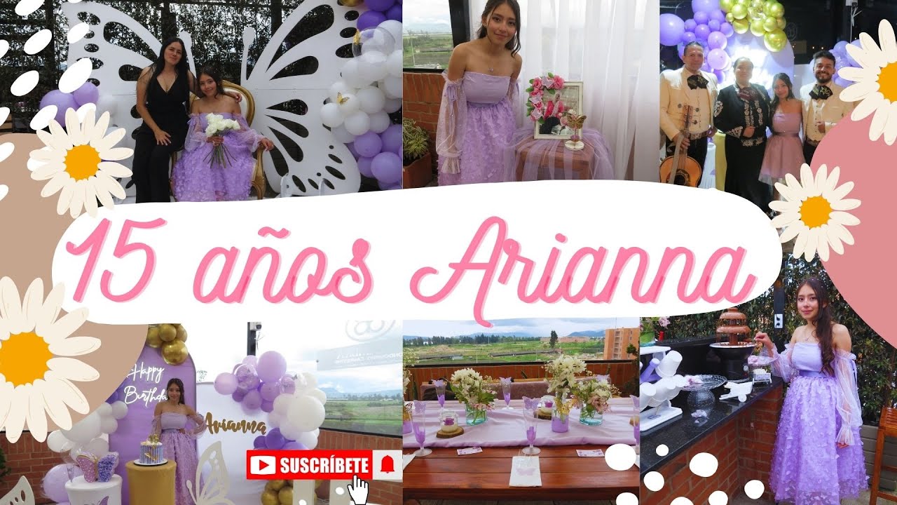 15 AÑOS ARIANNA // ️ AMO TODO // DECORACIÓN MARIPOSAS 🦋#videoideas ...