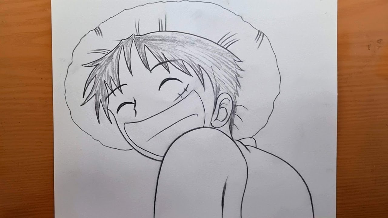 Comment dessiner LUFFY de One Piece étape par étape - Facile et pour ...