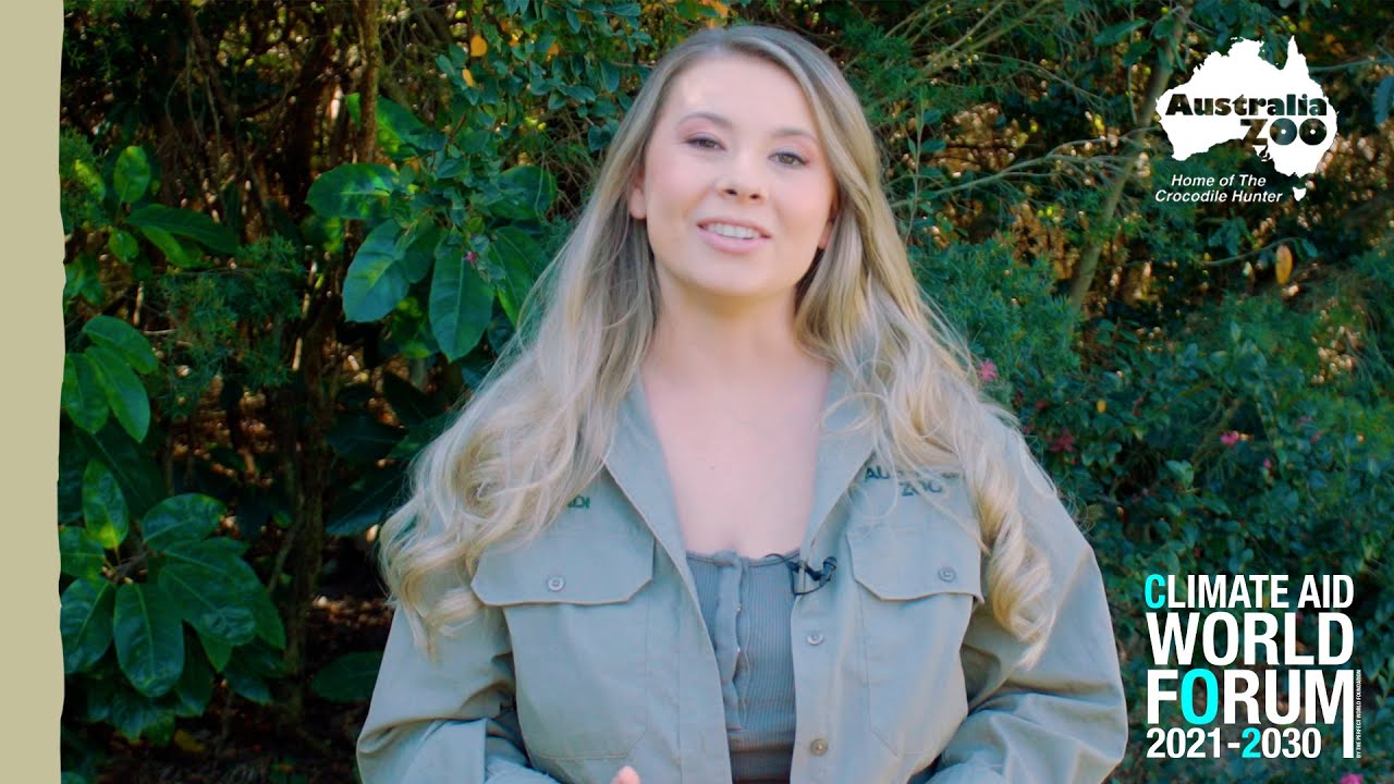 A message from Bindi - Climate Aid World Forum - YouTube